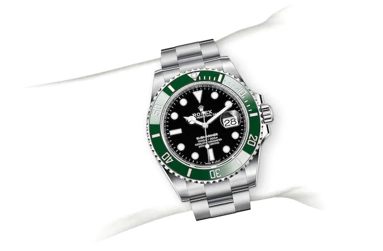 Rolex Submariner in Oystersteel, M126610LV-0002 | Kirk Freeport
